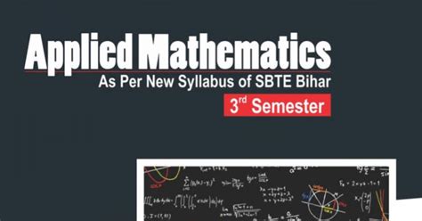 Applied Maths Jhunjhunwala For 3rd Sem SBTE BIHAR DIPLOMA Way To