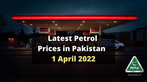 Latest Petrol Prices In Pakistan 1 April 2022