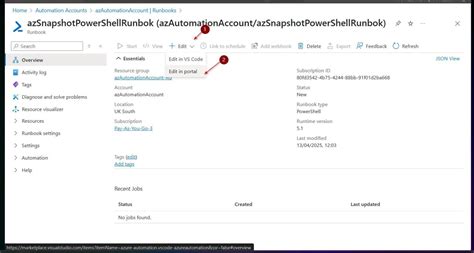 How To Automate Azure Vm Snapshots With A Powershell Runbook Cloudspress