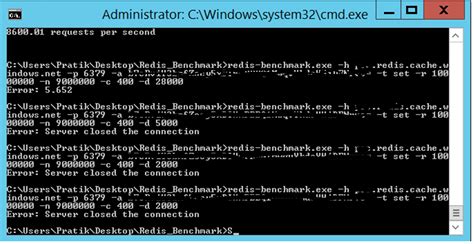 Caching Redis Cache Server Closed The Connection Error Stack