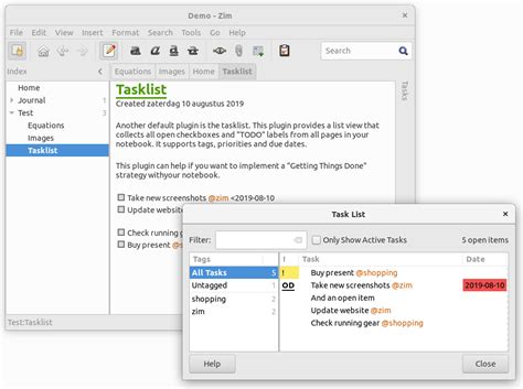 Zim A Desktop Wiki