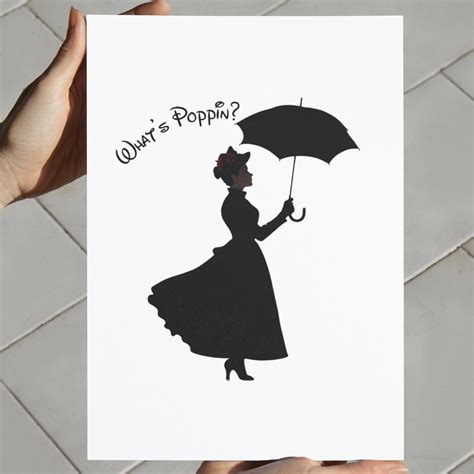 Mary Poppins Svg Digital Download Whats Poppin Cut File Svg File