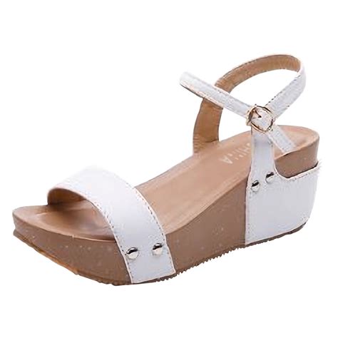 Ehqjnj Dressy Sandals Women Black Sandals Women Heel Wedge Ladies