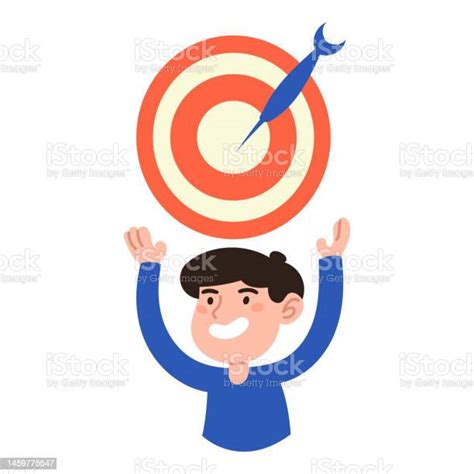 다트 화살이 표적 중앙을 명중했습니다 비즈니스 재무 목표 성공 목표 목표 달성 개념 대상 고객 개념 고객 유치 캠페인 정확한