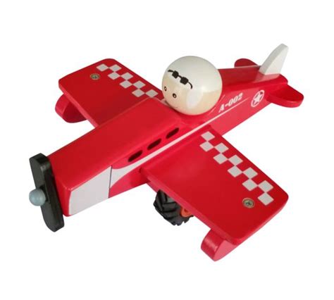 Toyslink Wooden Airplane Red Poppy Shop Toys And Ts