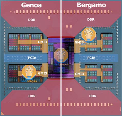 Amd Epyc Bergamo 處理器曝光：單 Ccd 16 顆 Zen 4c Vindhya 核心