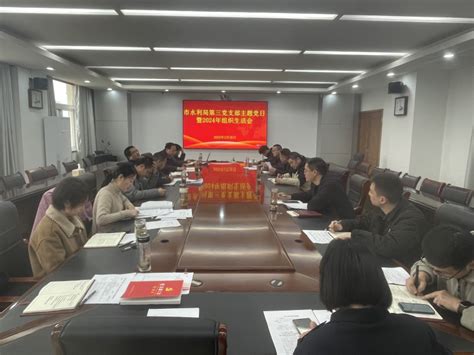 机关第三党支部召开2月份主题党日暨2024年度组织生活会六安市水利局