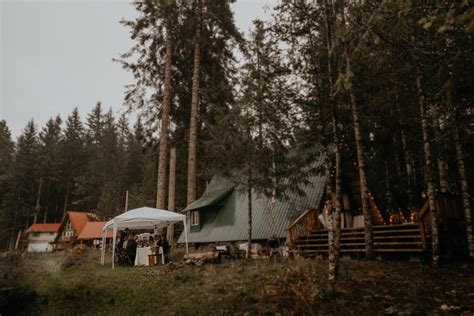 Mount Rainier Intimate Wedding At An A Frame Cabin Henry Tieu Photography
