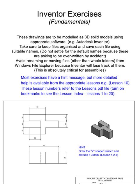 All Inventor Exercises Comments Download Free Pdf Building Materials Metals