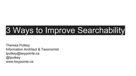 3 Ways To Improve Searchability Pdf