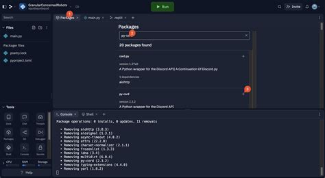 Installing Pycord With Replit Only Use Replit As A Last Resort · Github