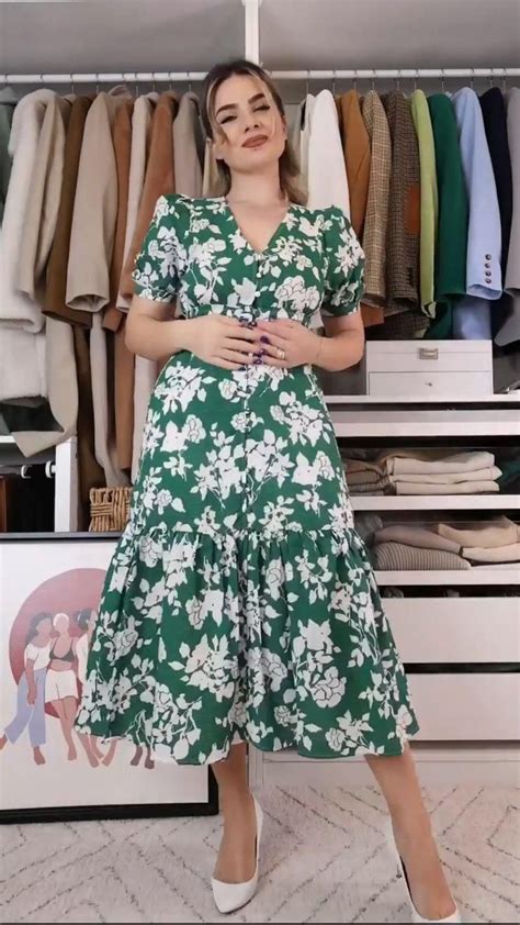 Floral Print Puff Sleeve Ruffle Hem Dress Artofit