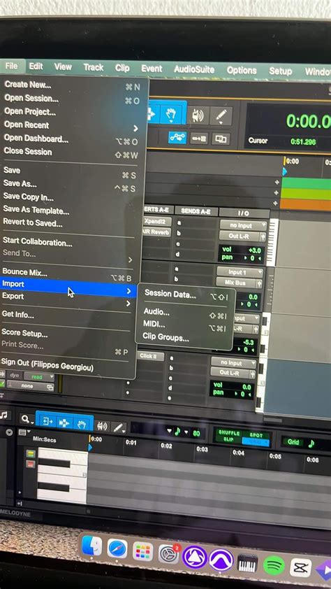 i m having trouble importing video r protools