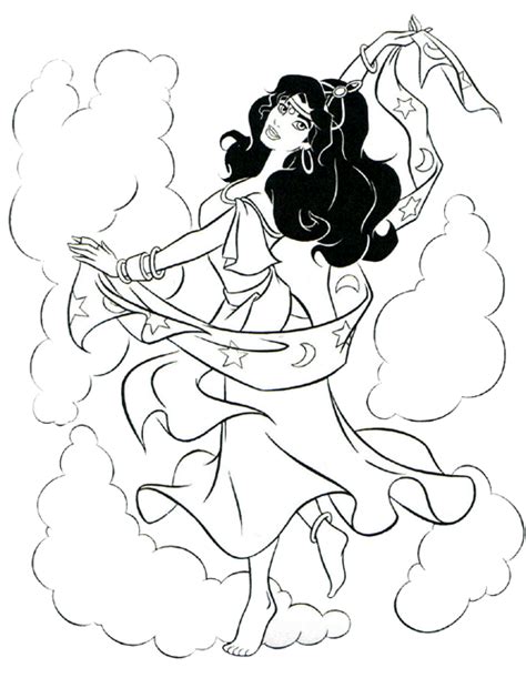 Esmeralda Disney Coloring Pages Esmeralda Disney Coloring Pages