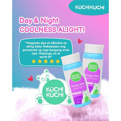 Kuchi Kuchi Prickly Heat Coolingbedtime Powder Shopee Malaysia