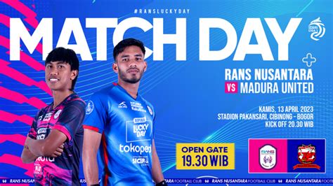 Tiket BRI LIGA 1 RANS NUSANTARA FC VS MADURA UNITED FC Harga Promo