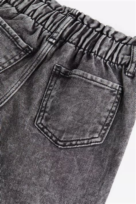 Buy Handm Wide Leg Paper Bag Jeans Online Zalora Malaysia