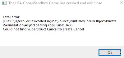 Fatal Error Upon Launch Pc Bug Reports Funcom Forums