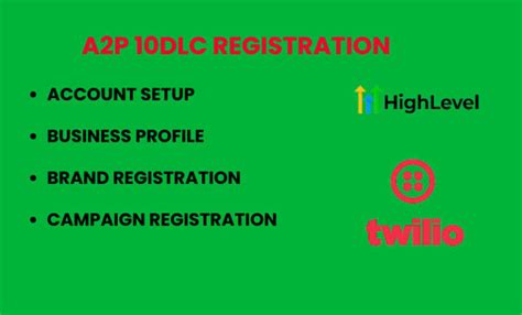 Setup A2p 10dlc Registration For Gohighlevel Twilio Toll Free