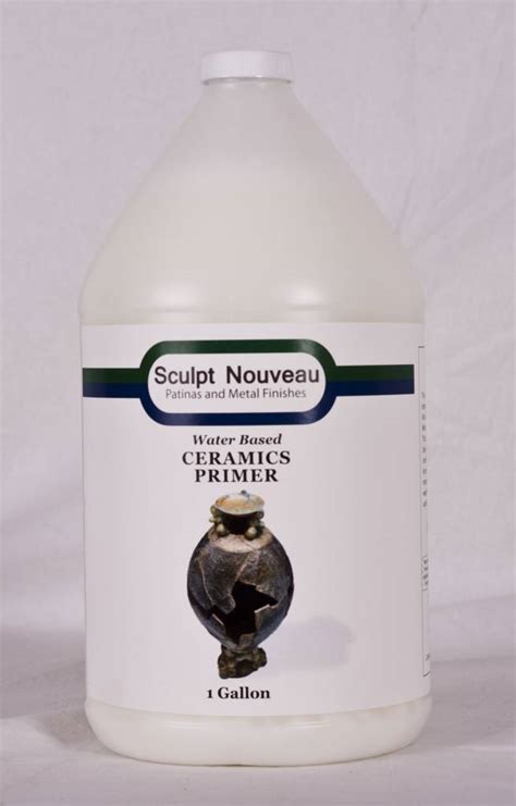 Water Based Ceramic Primer Gallon The Compleat Sculptor The