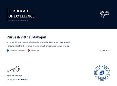 Completed Math For Programmers Course Purvesh Mahajan Posted On The