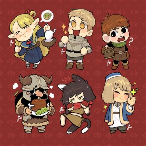 Marcille Donato Laios Touden Falin Touden Senshi Chilchuck Tims