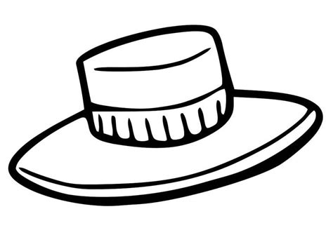 Dibujo Para Colorear Sombrero Dibujos Para Imprimir Gratis Img 19337