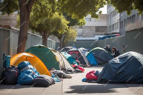Premium Photo Alarming Rise In Homelessness Statistics A Testament To