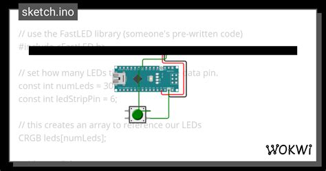 led strip 10b wokwi esp32 stm32 arduino simulator