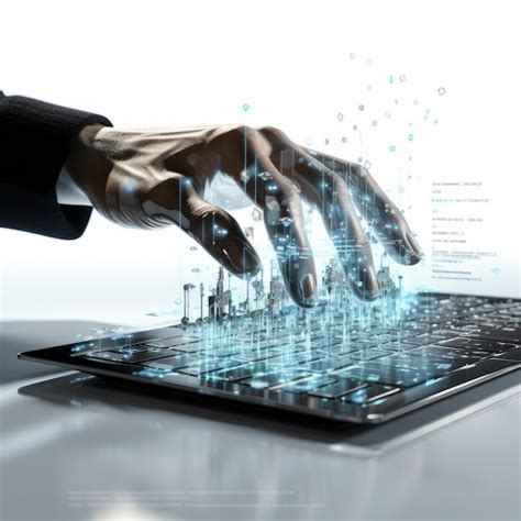 Premium Ai Image Embracing Digitalization Exemplifying Efficiency And