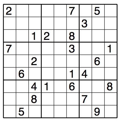 Difficult Sudoku Puzzle Oppidan Library