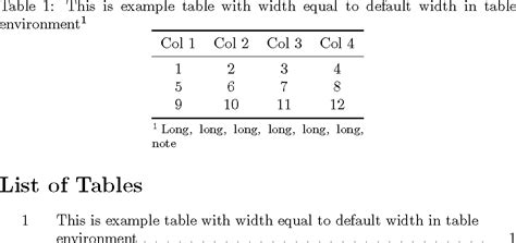 Tables Increase Width Of The Caption In Threeparttable Tex Latex