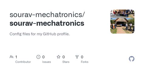 Github Sourav Mechatronicssourav Mechatronics Config Files For My