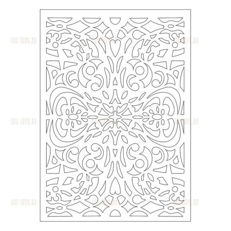 Decorative Lattice Symmetry Model V Nscre1810 Eps Dxf Cdr 2d