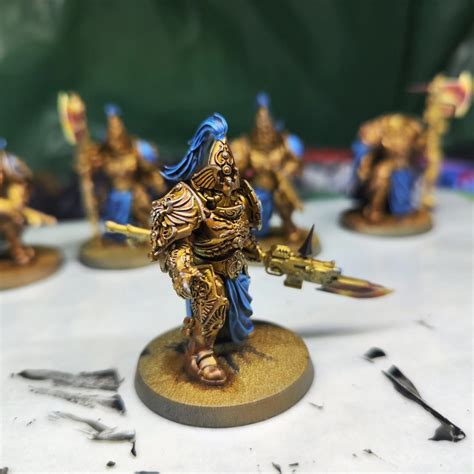 W I P Of My Adeptus Custodes Blue Color Scheme R Warhammer