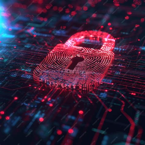 Premium Ai Image Personal Data Protection Digital Fingerprint Trace A