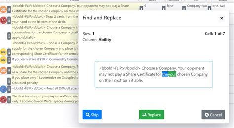 CS2 Find And Replace Component Studio