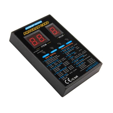 Hobbywing RC Car 120A Program Card LED Program Box 2C 86020010 Programm Card For Developmental