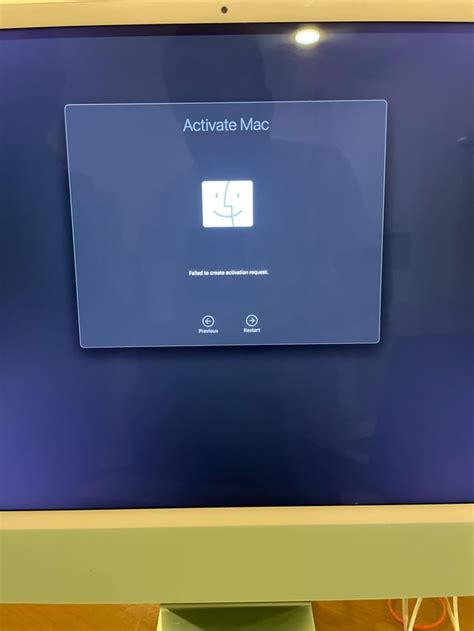 imac failed to create activation request r macsysadmin