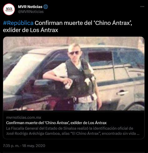 Autopsia Del Chino Ántrax Revela Cómo Fue Que Murió