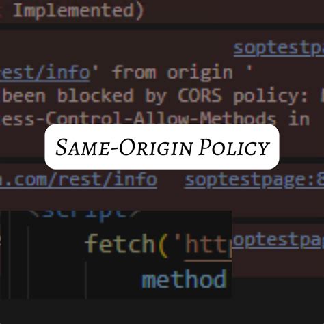 Understanding Same Origin Policy SOP Scomurr S Blog