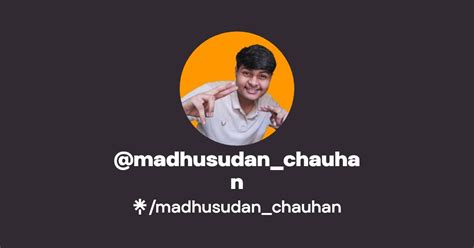 Madhusudanchauhan Twitter Linktree