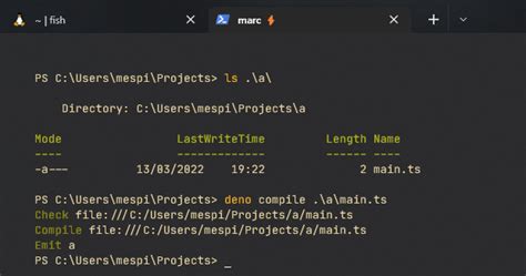 Unclear Error Message When Ouput Path Is A Directory With `deno Compile