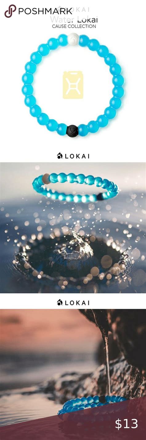 Lokai Bracelet Blue~cause~water Blue Bracelet Spring Floral Blouse