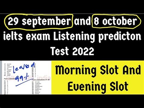 99 Leaked 24 September Lelts Exam 29 September Ielts Exam 8