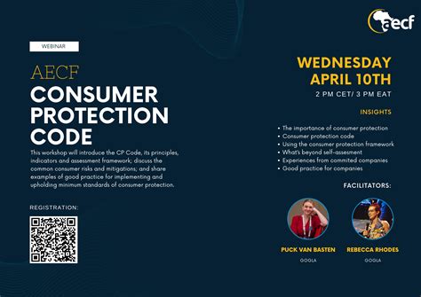 An Introduction To The Consumer Protection Code For Aecf Investees Aecf