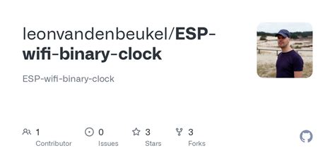 Github Leonvandenbeukelesp Wifi Binary Clock Esp Wifi Binary Clock