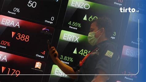 IHSG Ditutup Melemah Persen Nilai Transaksi Hanya Rp T