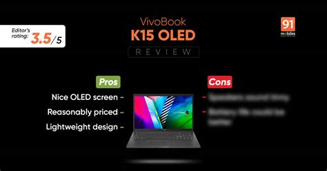 Asus Vivobook K Oled Laptop Review With Pros And Cons Mobiles Com