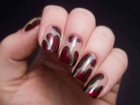 Naked Blobs You Know You Wanna Look Chalkboard Nails Phoenix Arizona Nail Artist